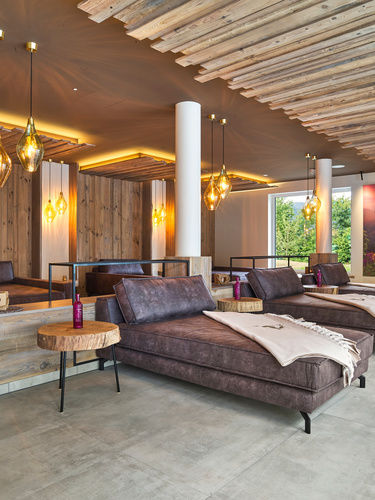 Großzügiger Spa-Bereich im Resort Hotel