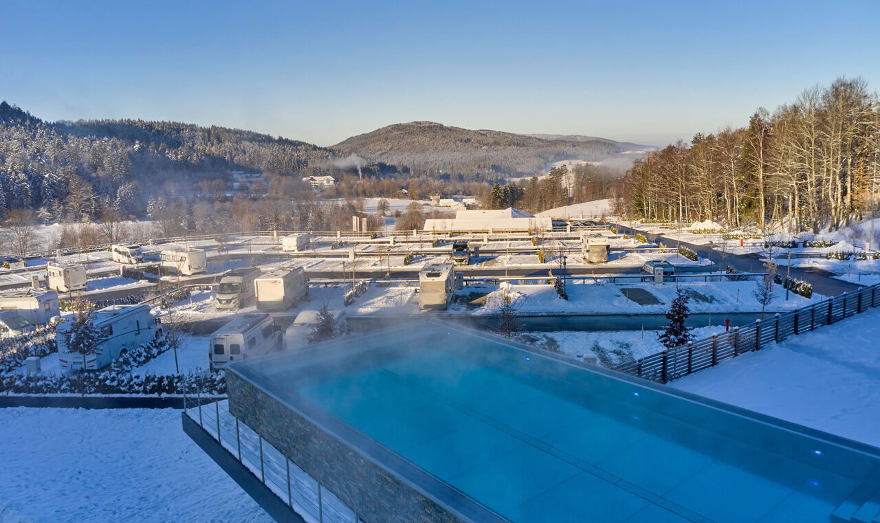 Großzügiger Spa-Bereich im Resort Hotel
